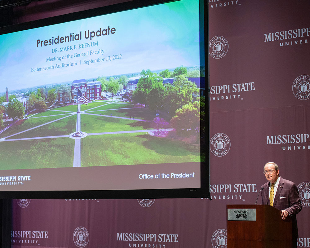 Keenum discusses research accomplishments, student success during ...