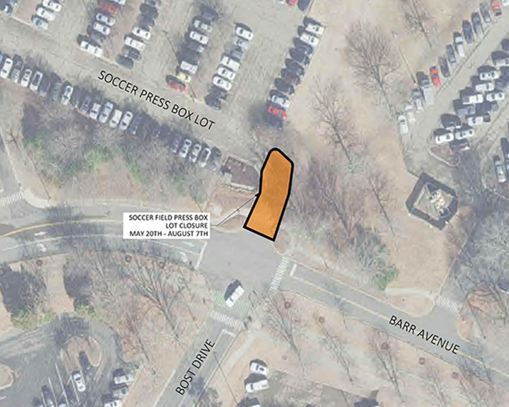 Bost Drive extension closes soccer parking lot | Mississippi State ...