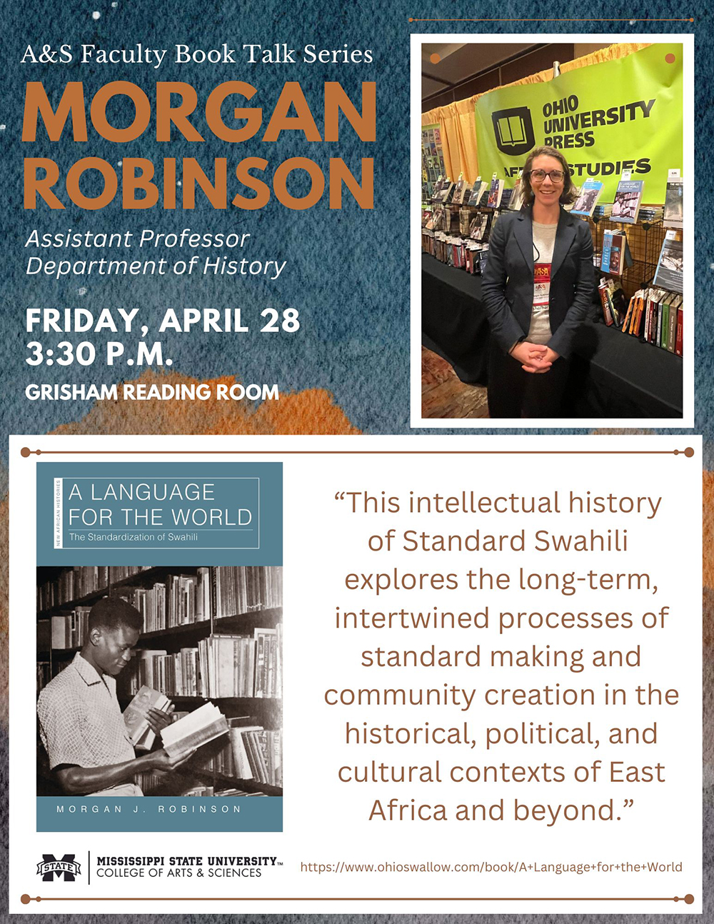 MSU faculty member’s book talk highlights global influence of Swahili ...